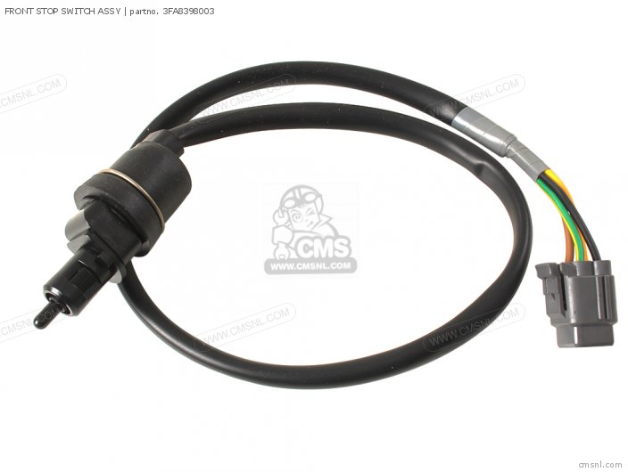 3FA8398003: FRONT STOP SWITCH ASSY Yamaha - buy the 3FA-83980-03-00 at ...