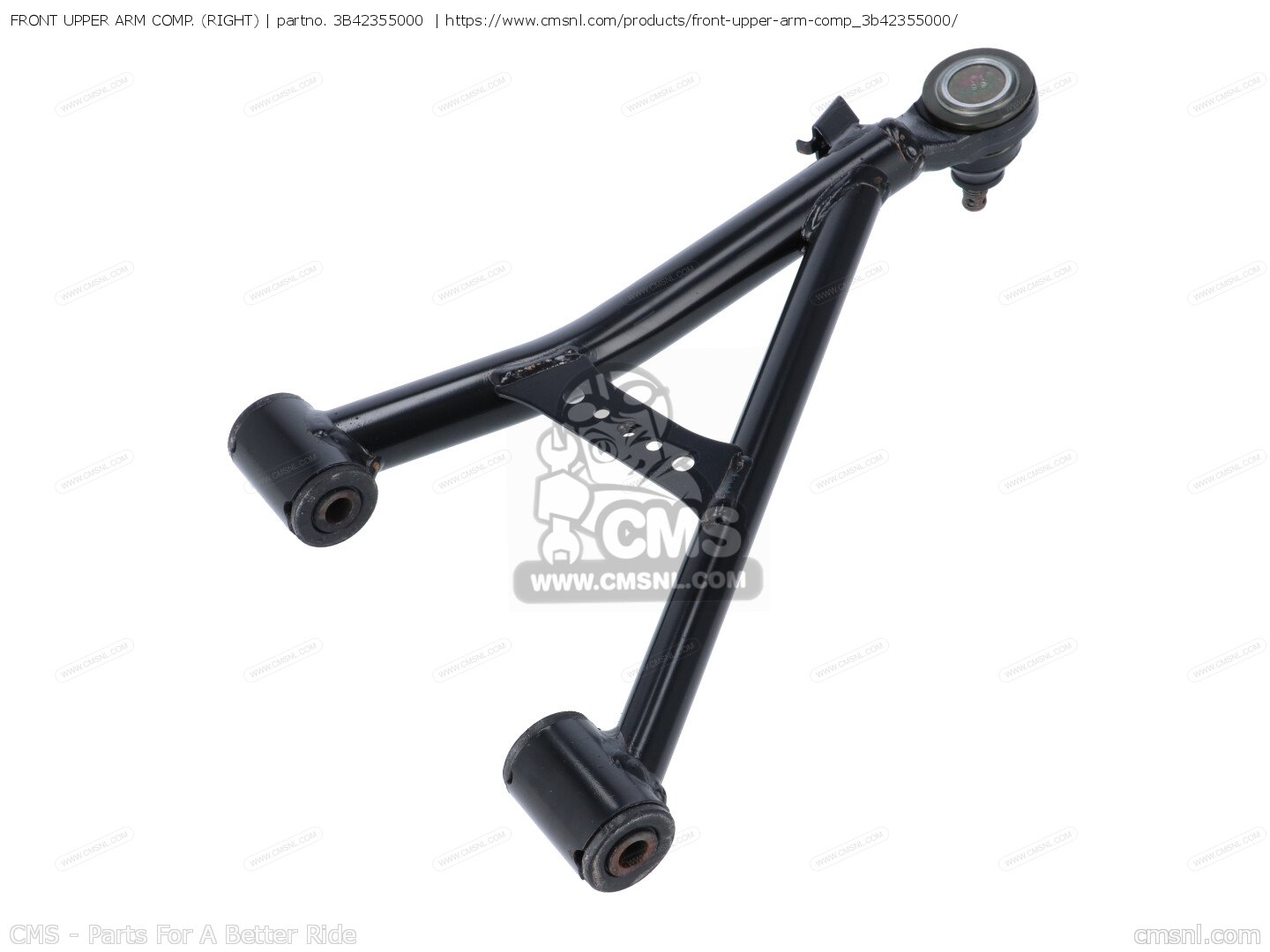 3B42355000: Front Upper Arm Comp. (right) Yamaha - buy the 3B4-23550-00 ...