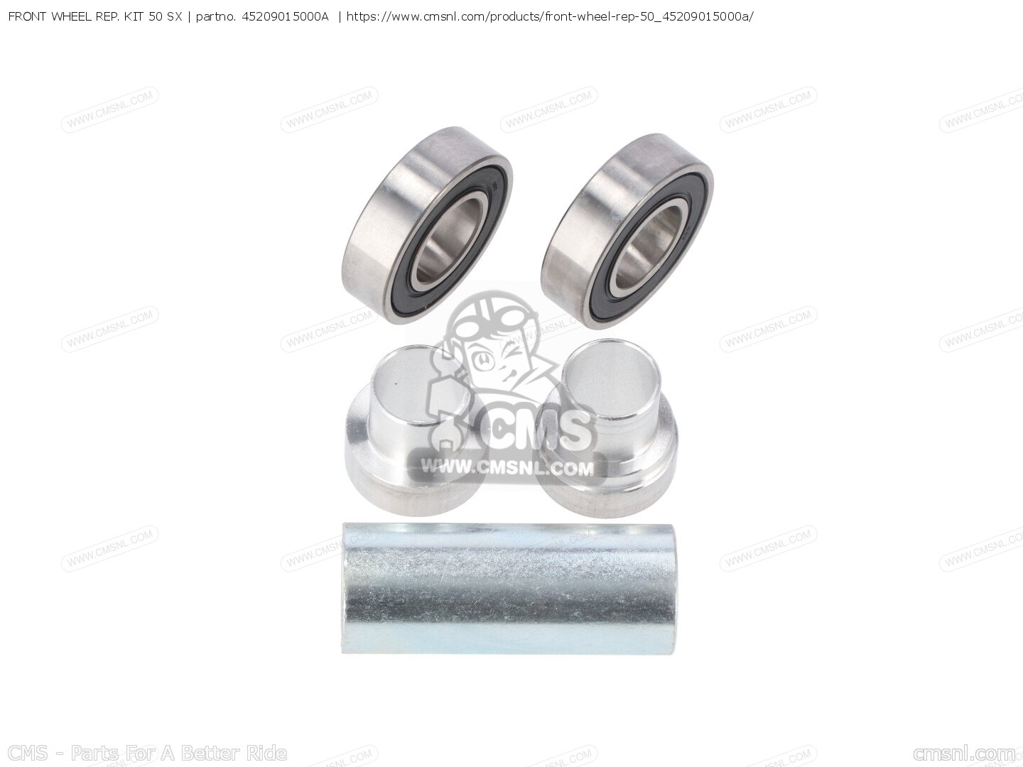 45209015000A: FRONT WHEEL REP. KIT 50 SX Husqvarna - buy the ...