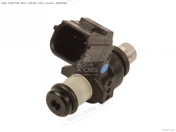 00000487: FUEL INJECTOR ASSY. (GROM 1C4V) Takegawa - buy the 00-00-0487 ...