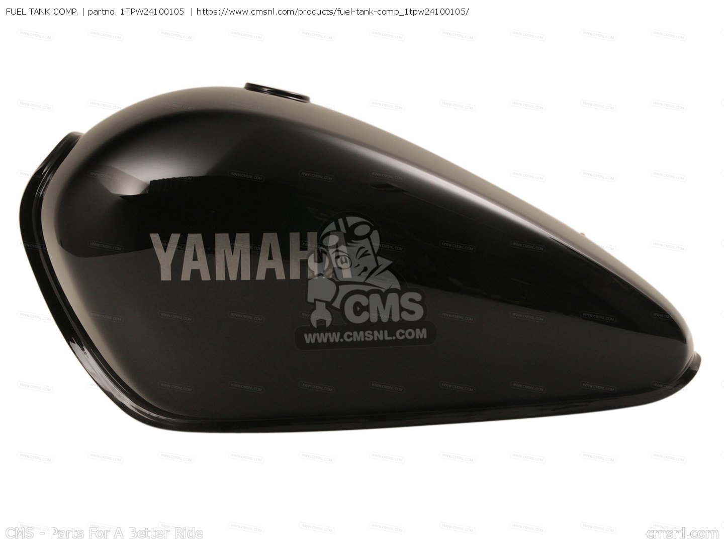 1TPW24100105: FUEL TANK ASSY Yamaha - buy the 1TP-W2410-01-05 at CMSNL