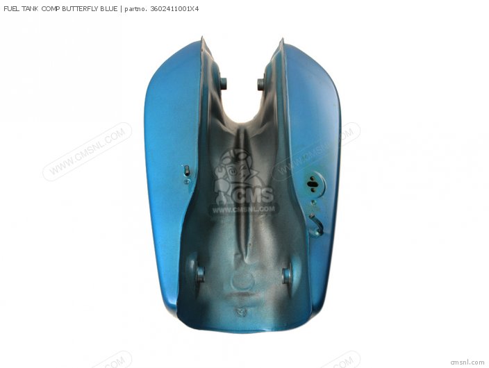 3602411001X4: FUEL TANK COMP BUTTERFLY BLUE Yamaha - buy the 360-24110 ...