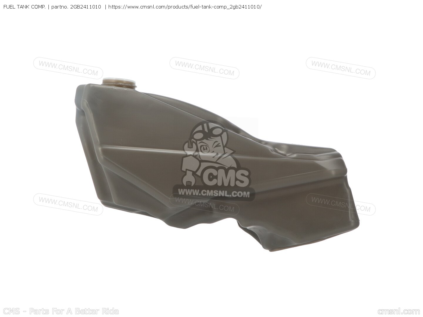 2GB2411010: FUEL TANK COMP. Yamaha - buy the 2GB-24110-10-00 at CMSNL