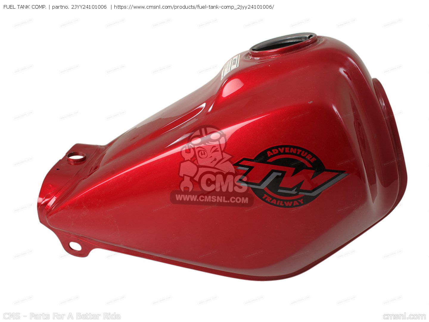 2JYY24101006: FUEL TANK COMP. Yamaha - buy the 2JY-Y2410-10-06 at CMSNL