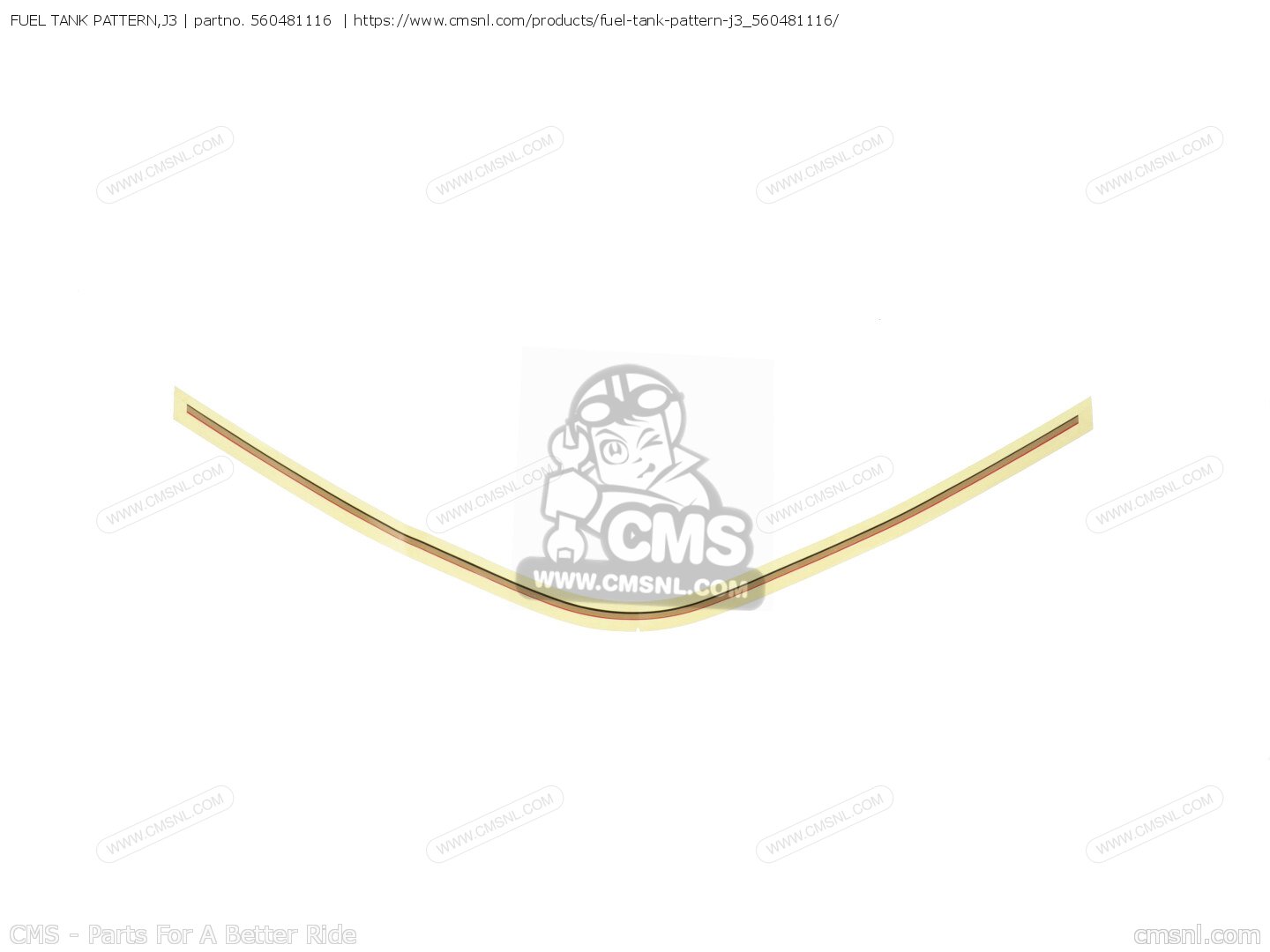 560481116: Fuel Tank Pattern,j3 Kawasaki - buy the 56048-1116 at CMSNL
