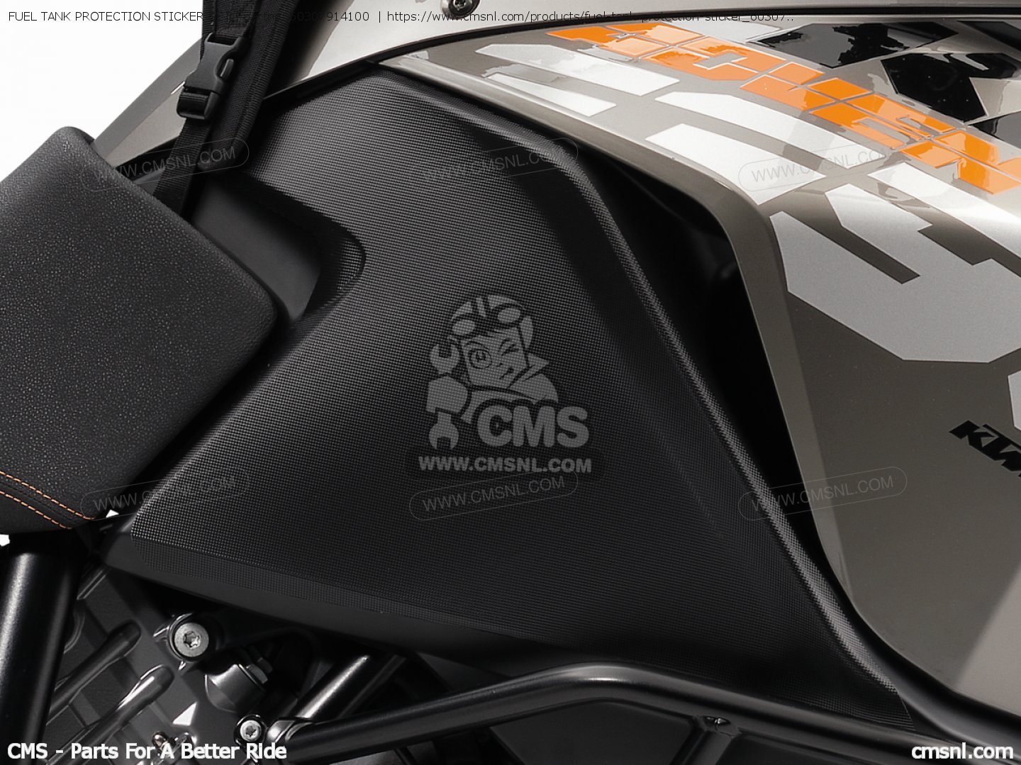60307914100: Fuel Tank Protection Sticker Set Ktm - buy the 60307914100 ...