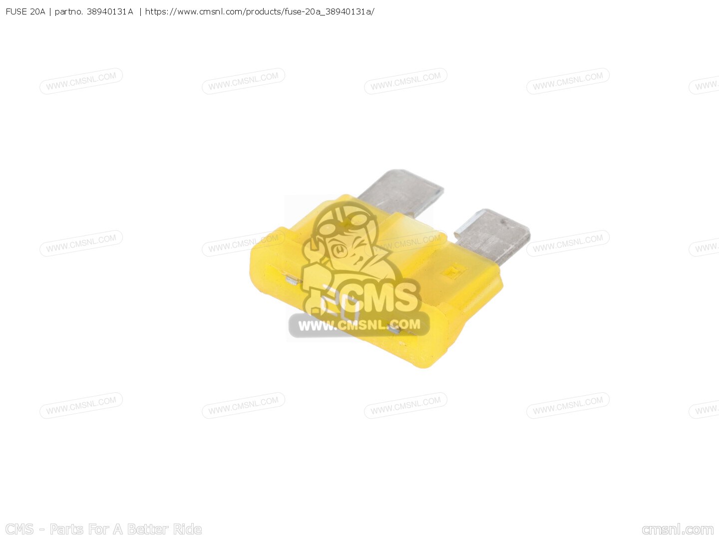 38940131A: FUSE 20A Ducati - buy the 38940131A at CMSNL