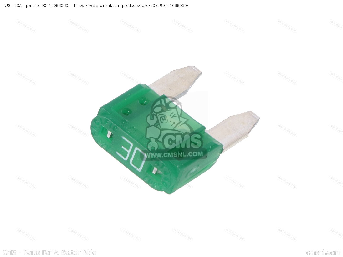 90111088030: FUSE 30A KTM - buy the 90111088030 at CMSNL