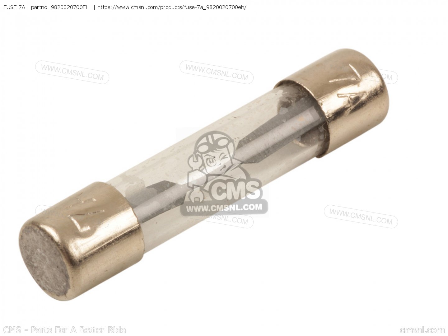 9820020700EH: FUSE 7A Honda - buy the 98200-20700EH at CMSNL