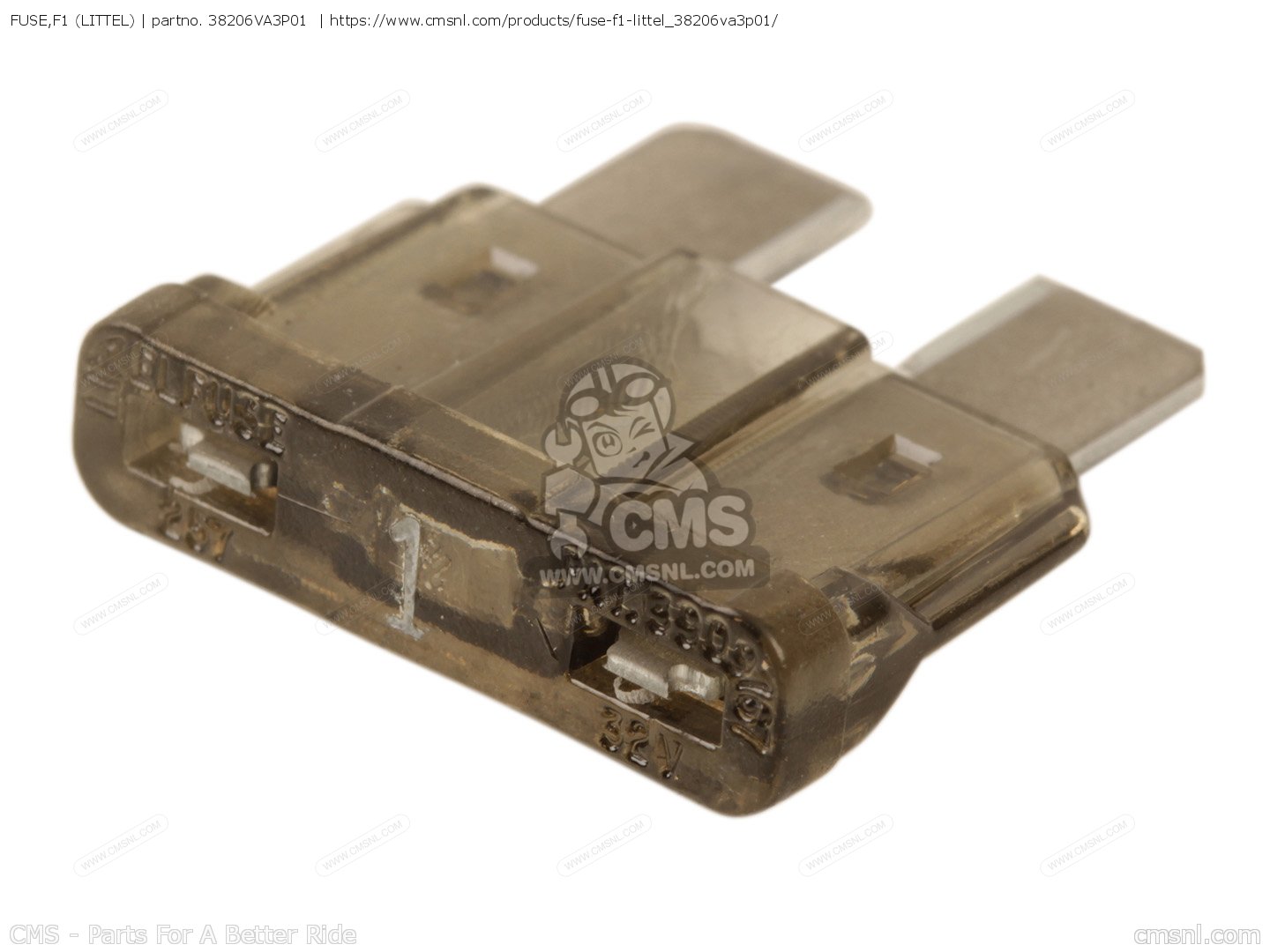 38206VA3P01: Fuse,f1 (littel) Honda - buy the 38206-VA3-P01 at CMSNL