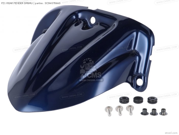 3C3W070660: FZ1 REAR FENDER DPBMU Yamaha - buy the 3C3-W0706-60-00 at CMSNL