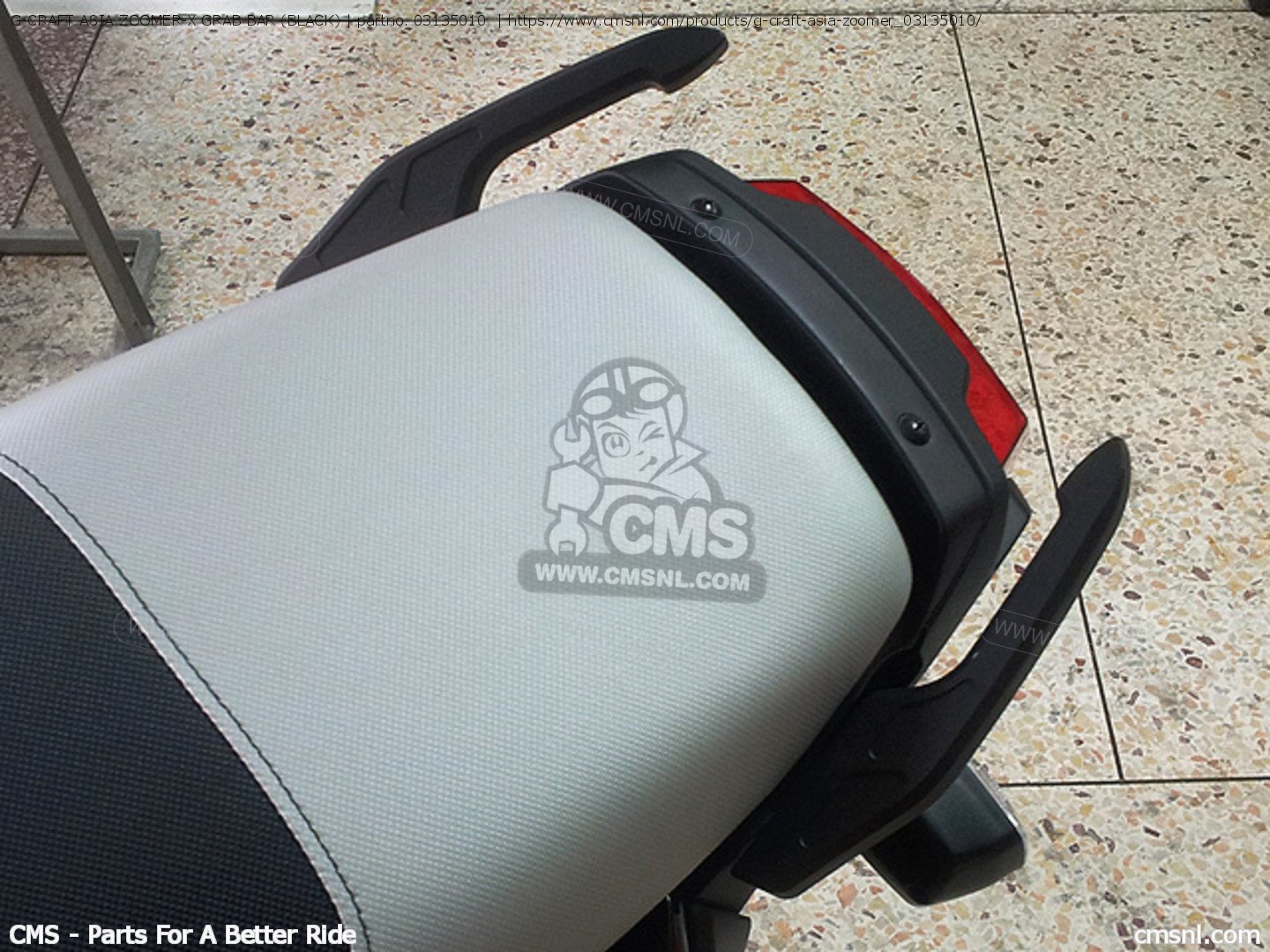 03135010: G-craft Asia Zoomer-x Grab Bar (black) Kitaco - buy the 031 ...