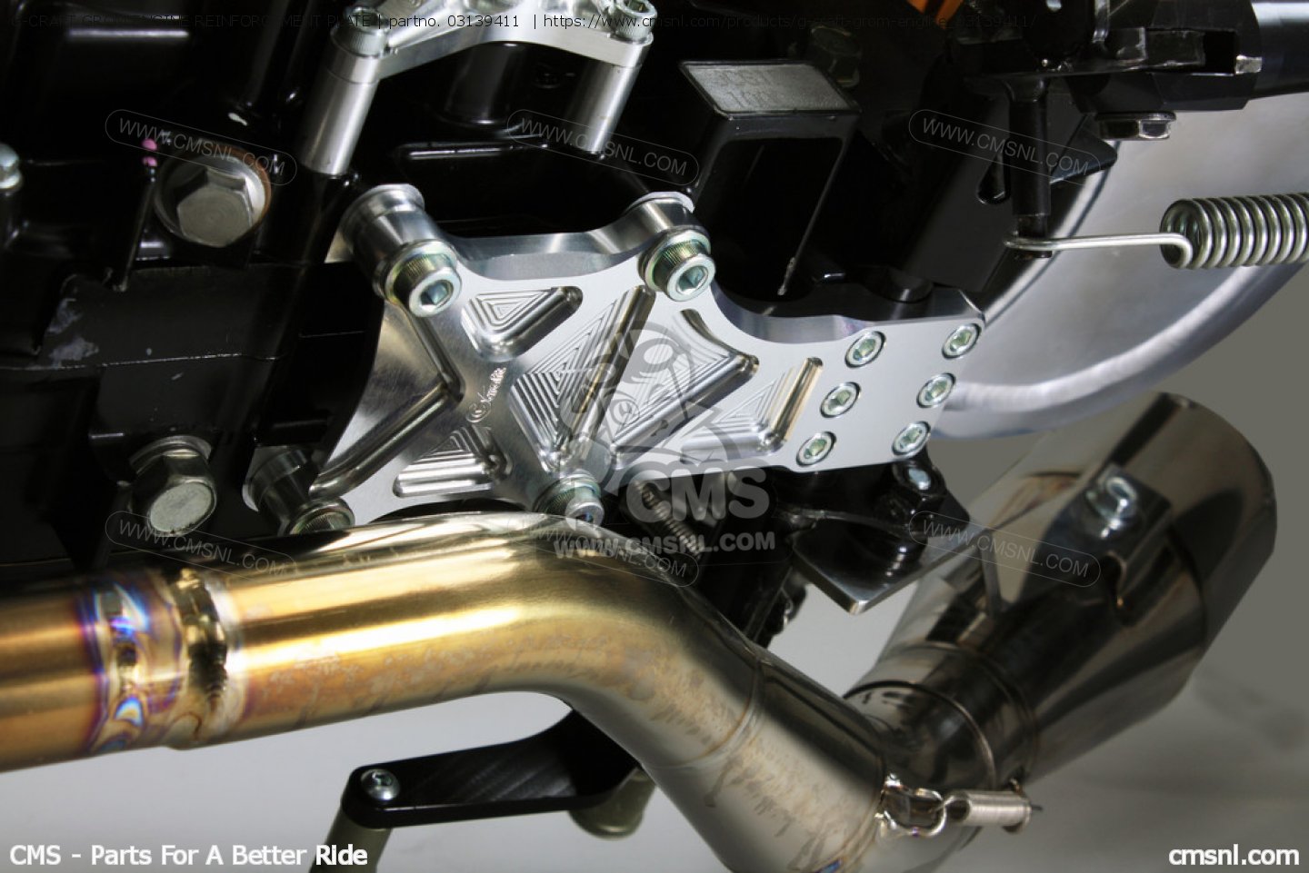 03139411: G-craft Grom Engine Reinforcement Plate Kitaco - buy the 031 ...