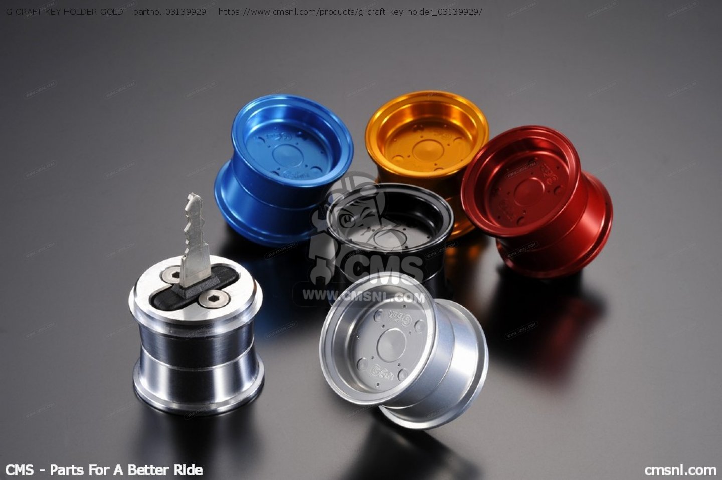 03139929: G-craft Key Holder Gold Kitaco - buy the 031-39929 at CMSNL