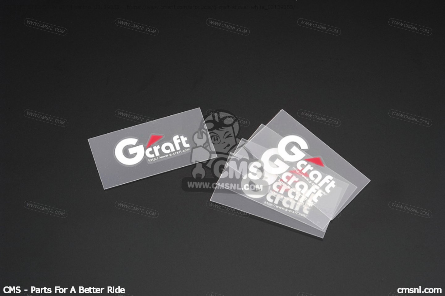 03139353: G-craft Sticker White Kitaco - buy the 031-39353 at CMSNL