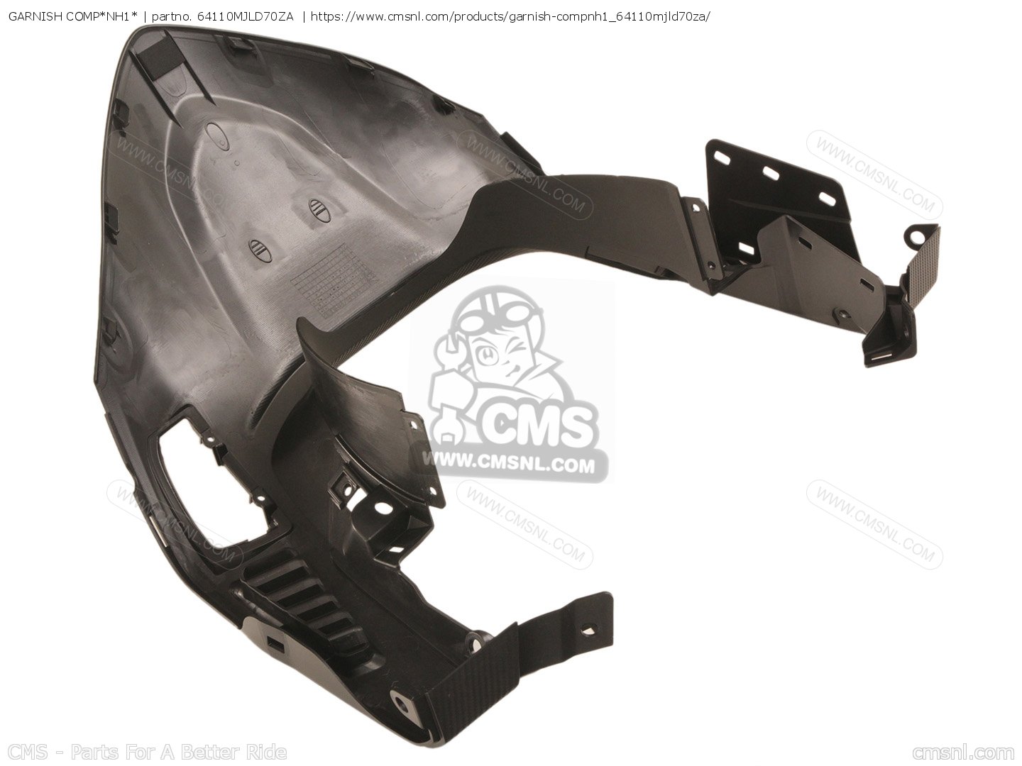 64110MJLD70ZA: GARNISH COMP*NH1* Honda - buy the 64110-MJL-D70ZA at CMSNL