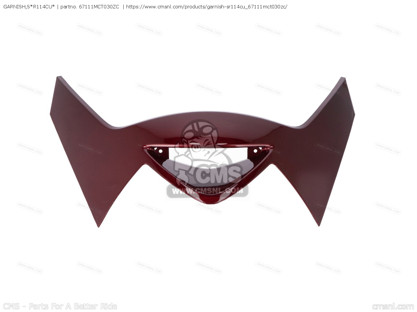 GARNISH,S*R114CU* for FJS600 SILVER WING 2002 (2) JAPAN PF01-110 ...