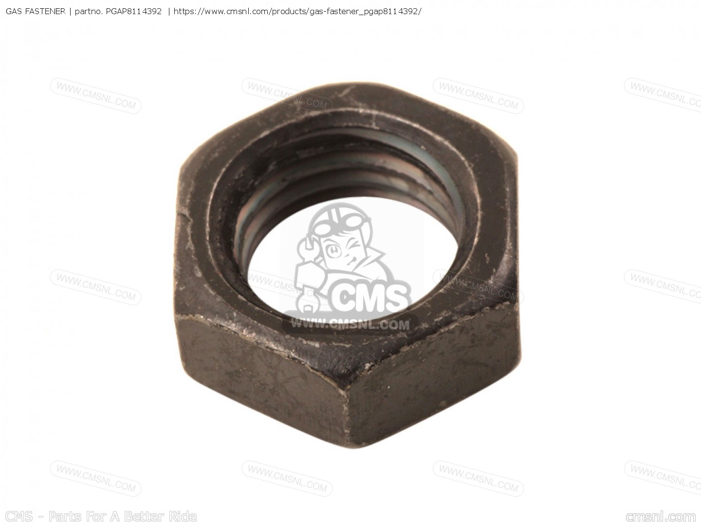 PGAP8114392: Gas Fastener Piaggio Group - buy the AP8114392 at CMSNL