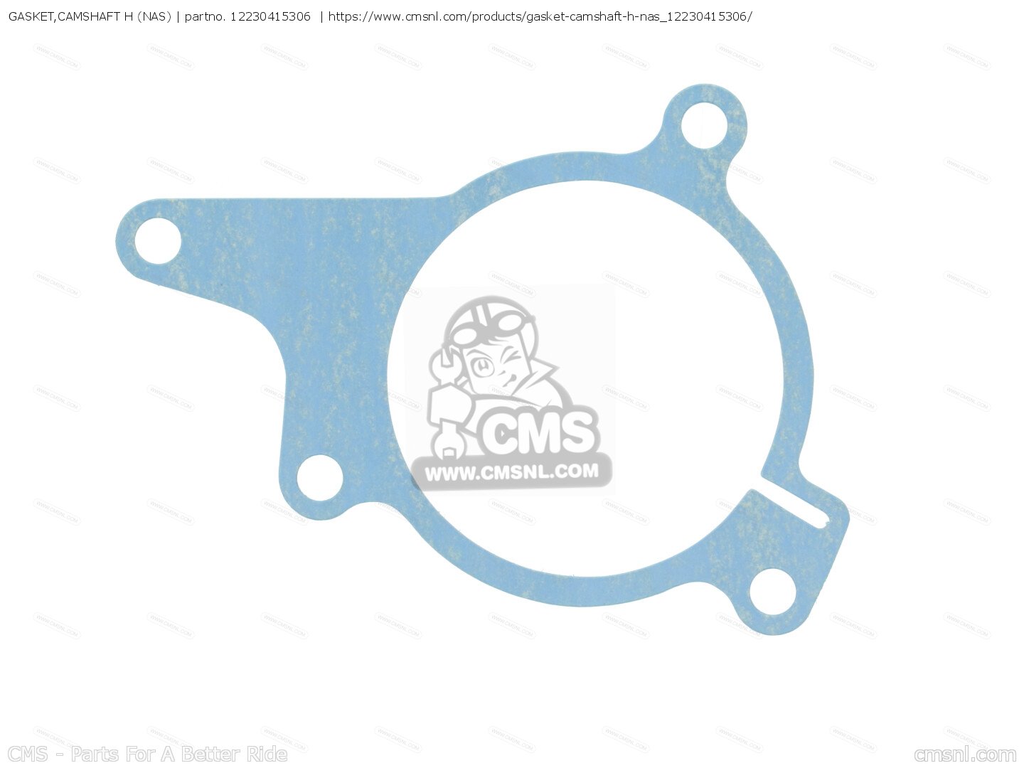 12230-415-306 Gasket,Camshaft H (Nas), 12230415306 Honda - CX500 ...