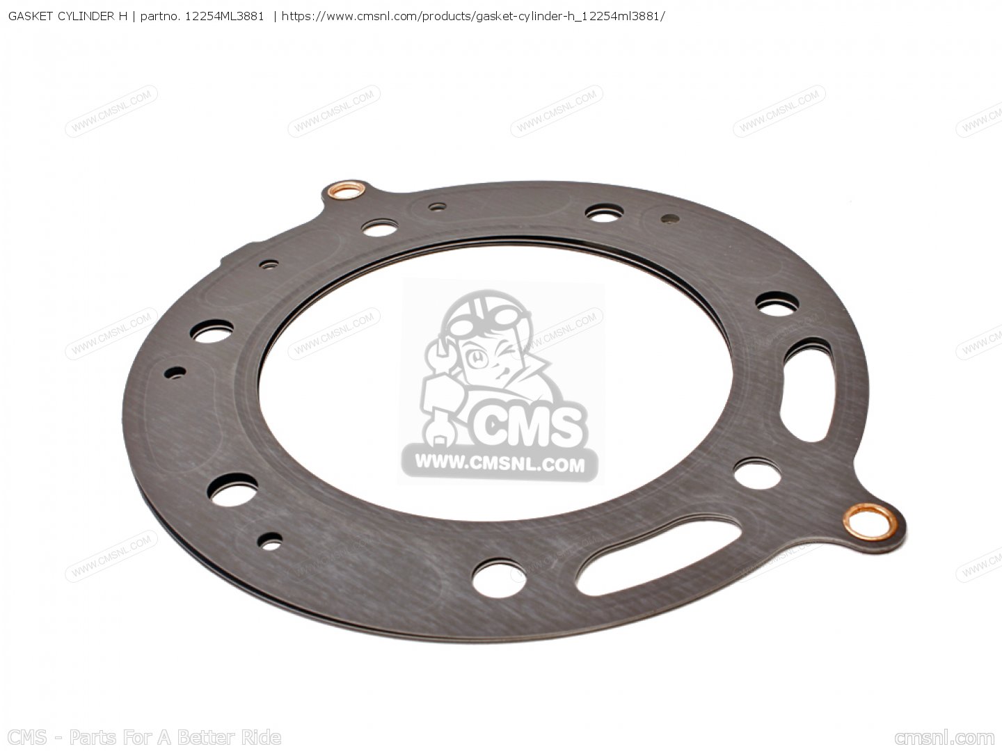 12254ML3881: GASKET CYLINDER H (NAS) Honda - buy the 12254-ML3-881 at CMSNL