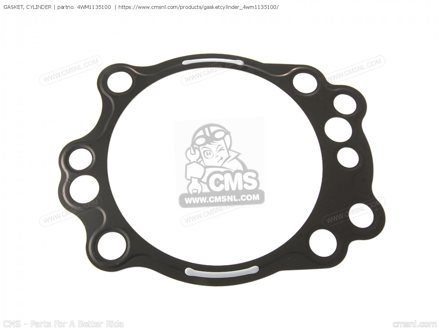 4WM1135100: GASKET, CYLINDER (NAS) Yamaha - buy the 4WM-11351-00-00 at ...