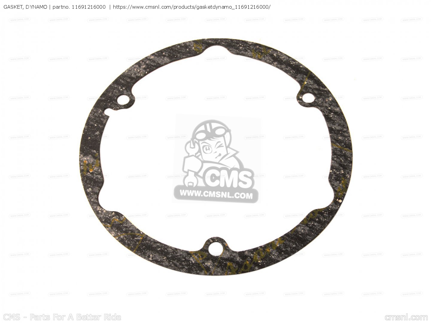 11691216000: GASKET, DYNAMO (MCA) Honda - buy the 11691-216-000 at CMSNL