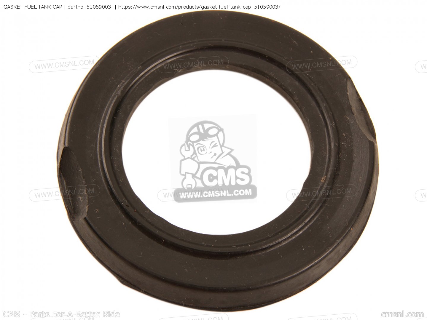 51059003: Gasket-fuel Tank Cap Kawasaki - buy the 51059-003 at CMSNL
