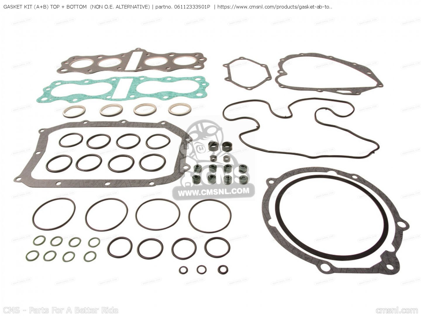 GASKET KIT (A+B) TOP + BOTTOM (NAS) (NON O.E. ALTERNATIVE) for Honda ...