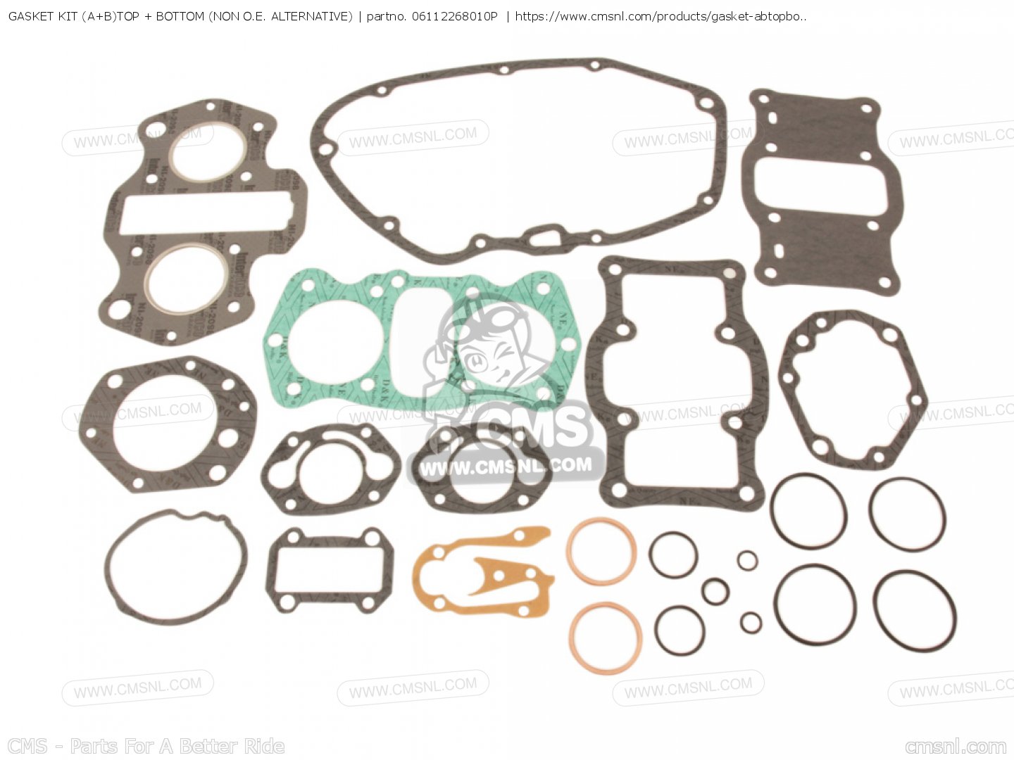 GASKET KIT (A+B)TOP + BOTTOM (NAS) (NON O.E. ALTERNATIVE) for Honda ...
