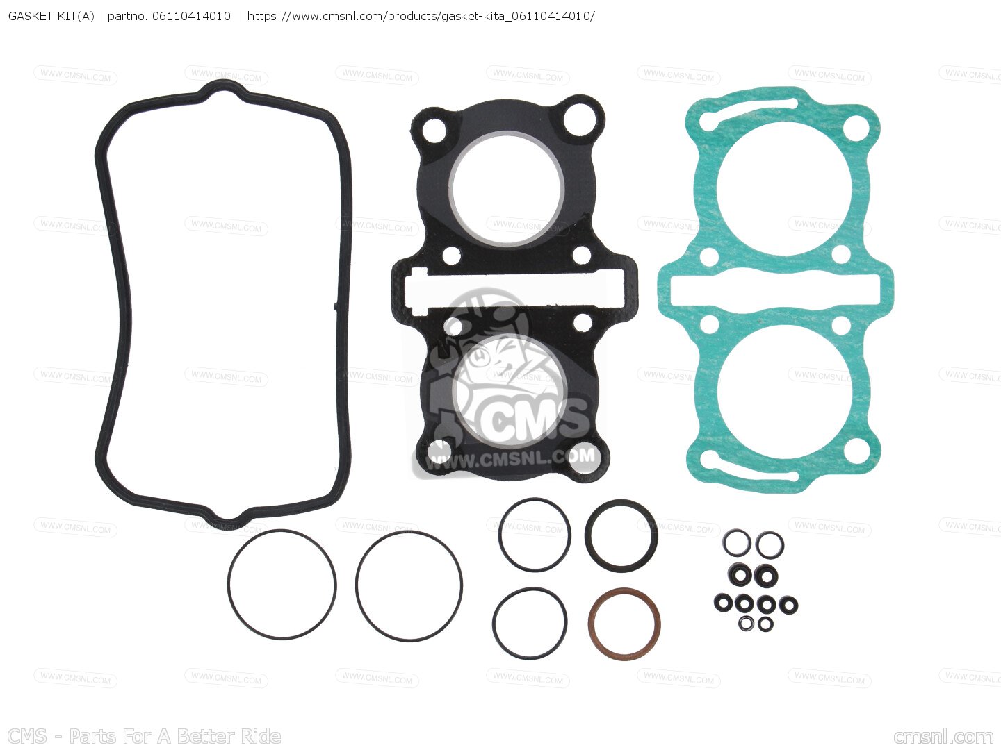 06110414010: Gasket Kit(a) Honda - buy the 06110-414-010 at CMSNL