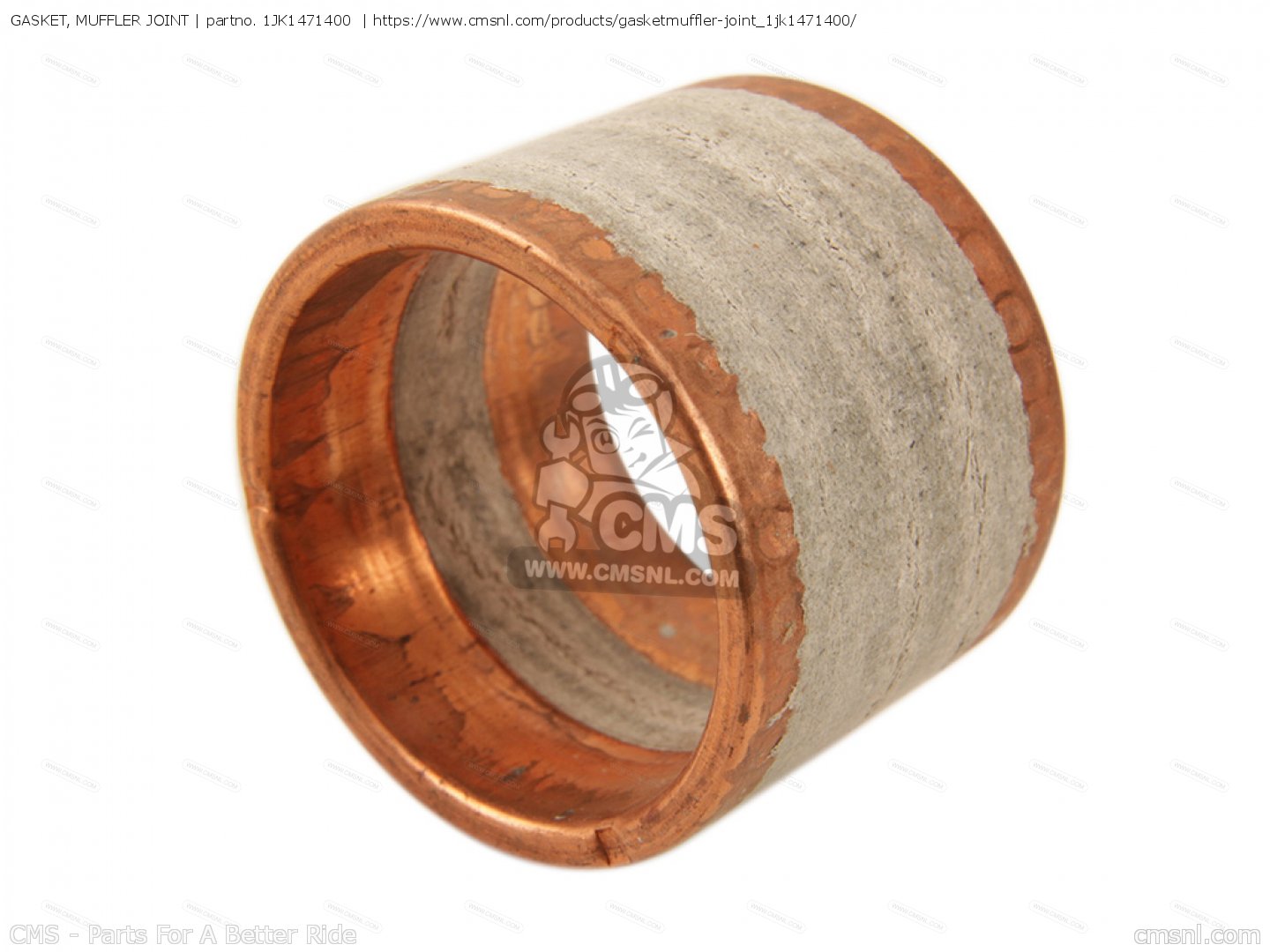 1JK1471400: GASKET, MUFFLER JOINT (MCA) Yamaha - buy the 1JK-14714-00 ...