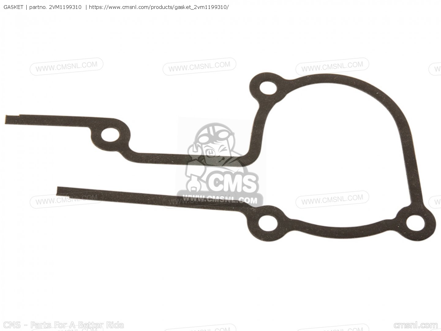 2VM1199310: GASKET (NAS) Yamaha - buy the 2VM-11993-10-00 at CMSNL