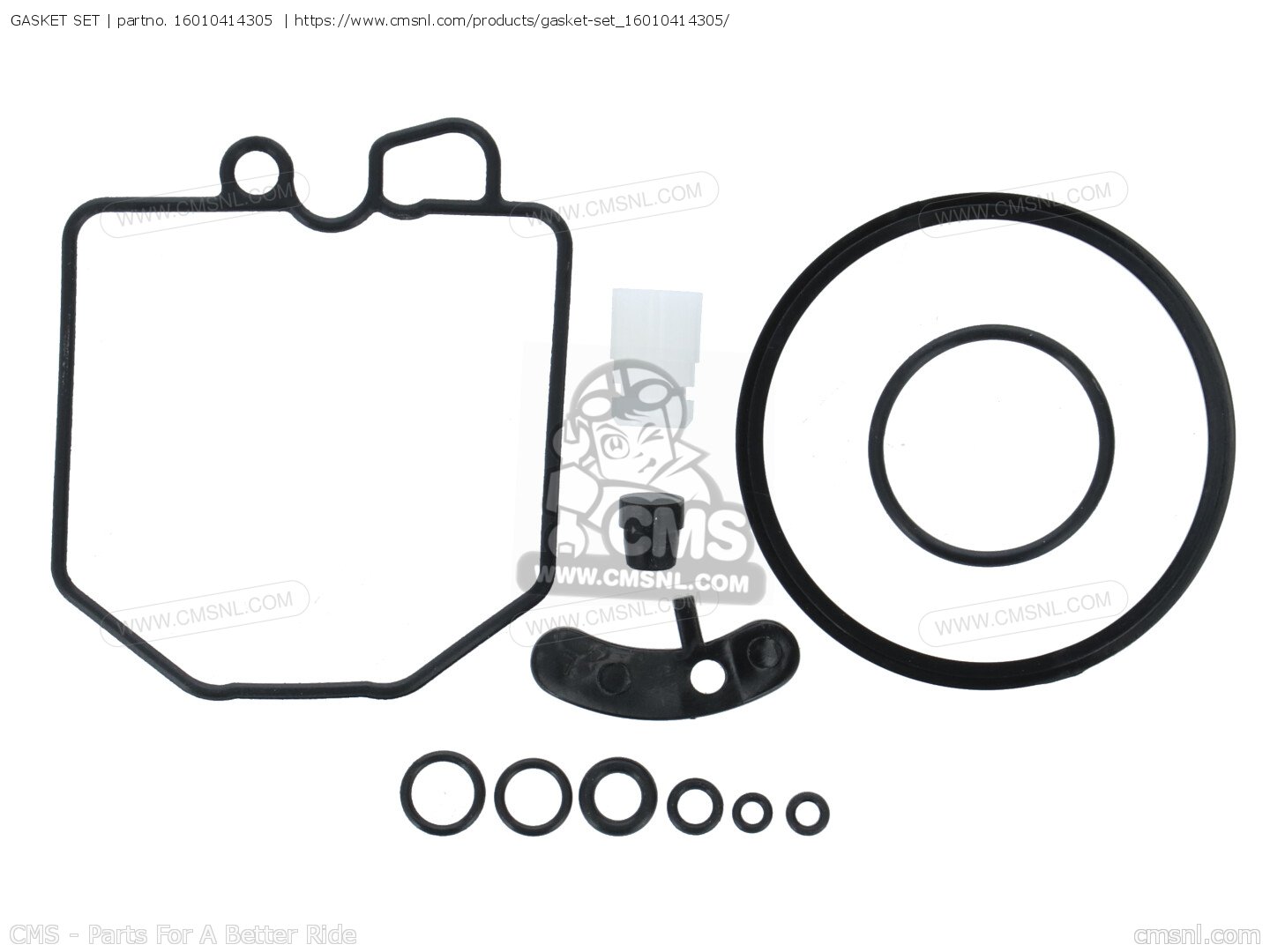 16010414305: GASKET SET Honda - buy the 16010-414-305 at CMSNL