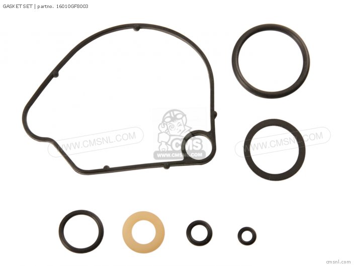 16010GF8003: GASKET SET Honda - buy the 16010-GF8-003 at CMSNL