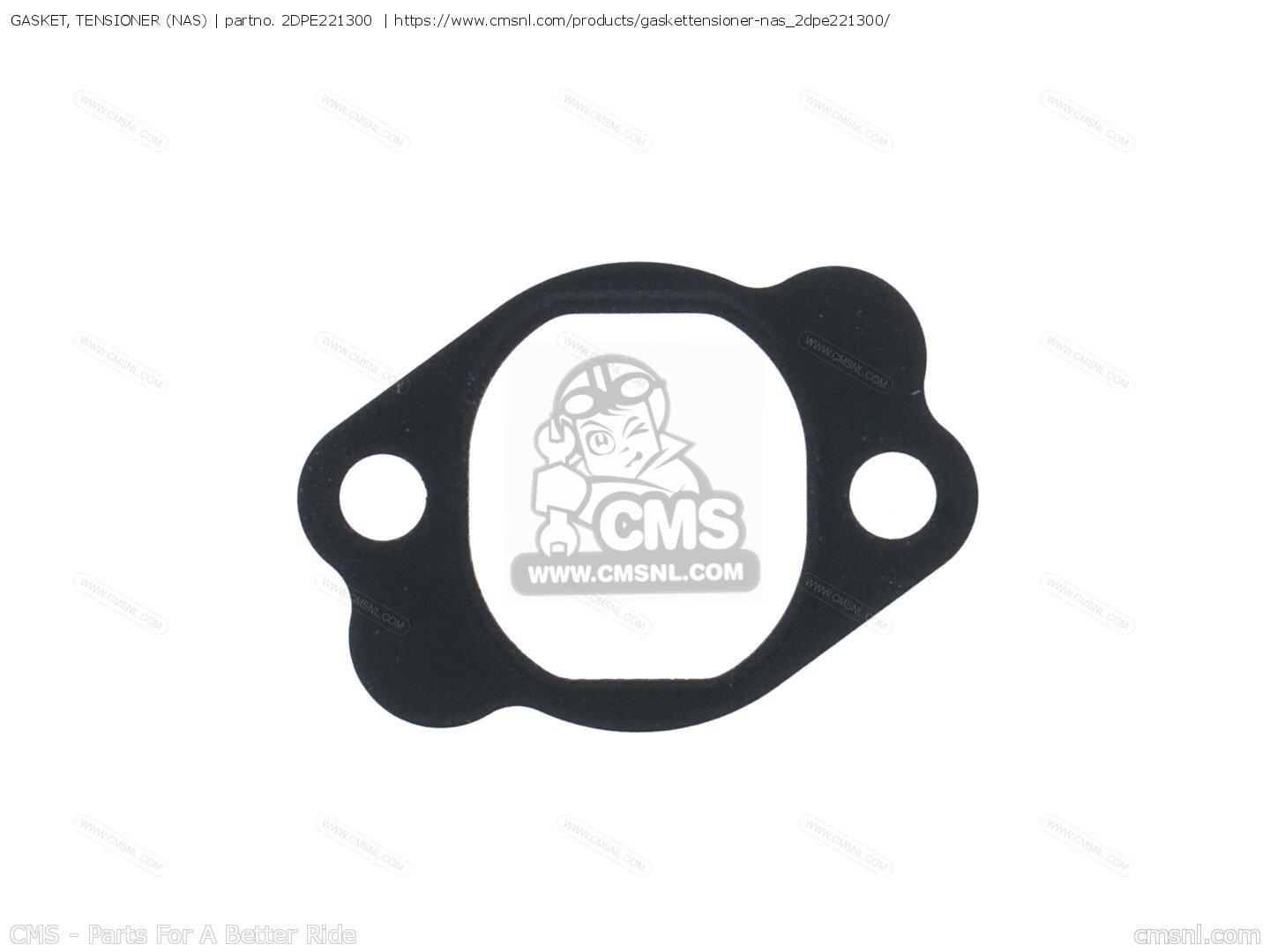 2DPE221300: GASKET, TENSIONER (NAS) Yamaha - buy the 2DP-E2213-00-00 at ...