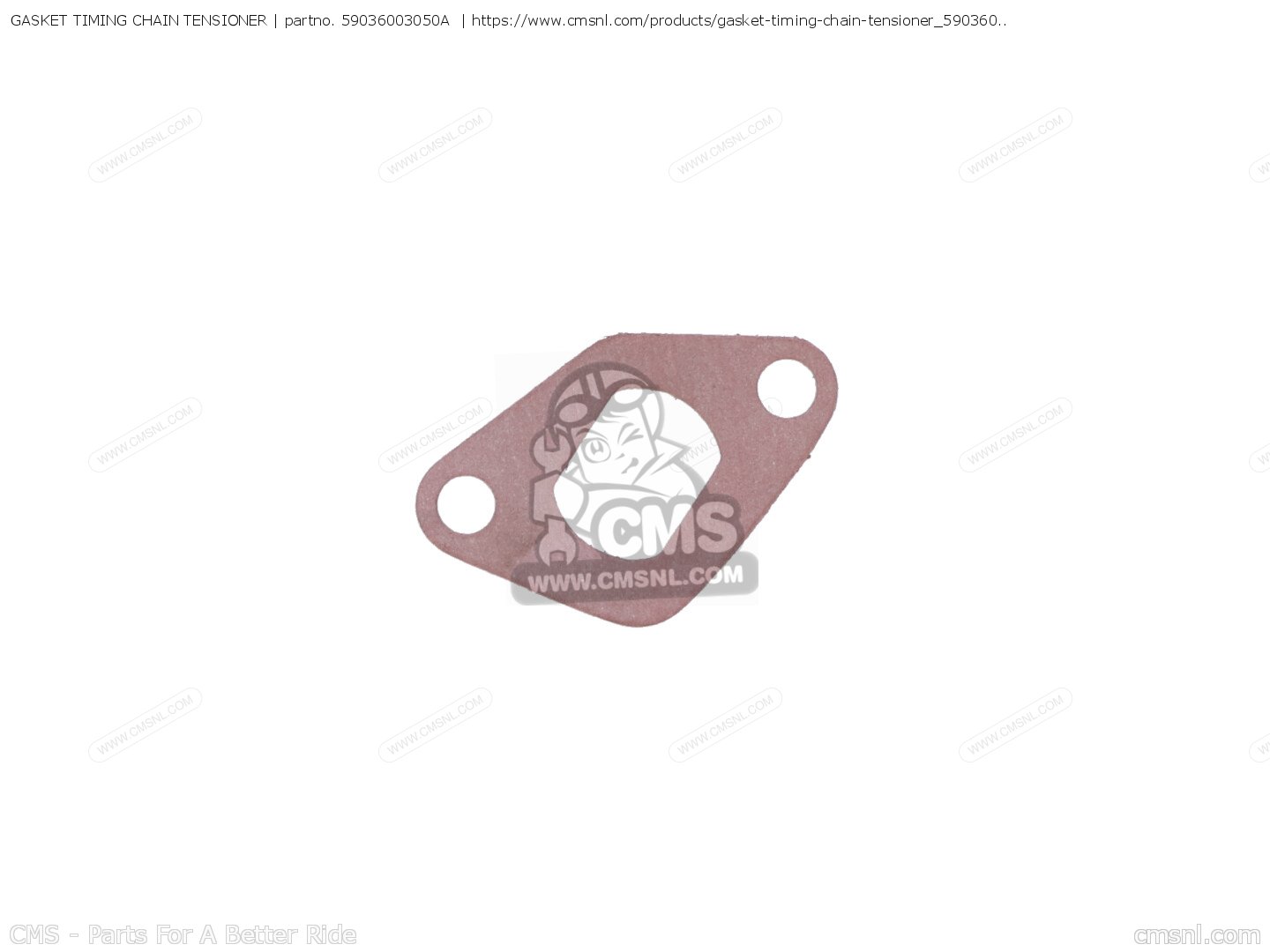 59036003050A: GASKET TIMING CHAIN TENSIONER Husqvarna - buy the ...