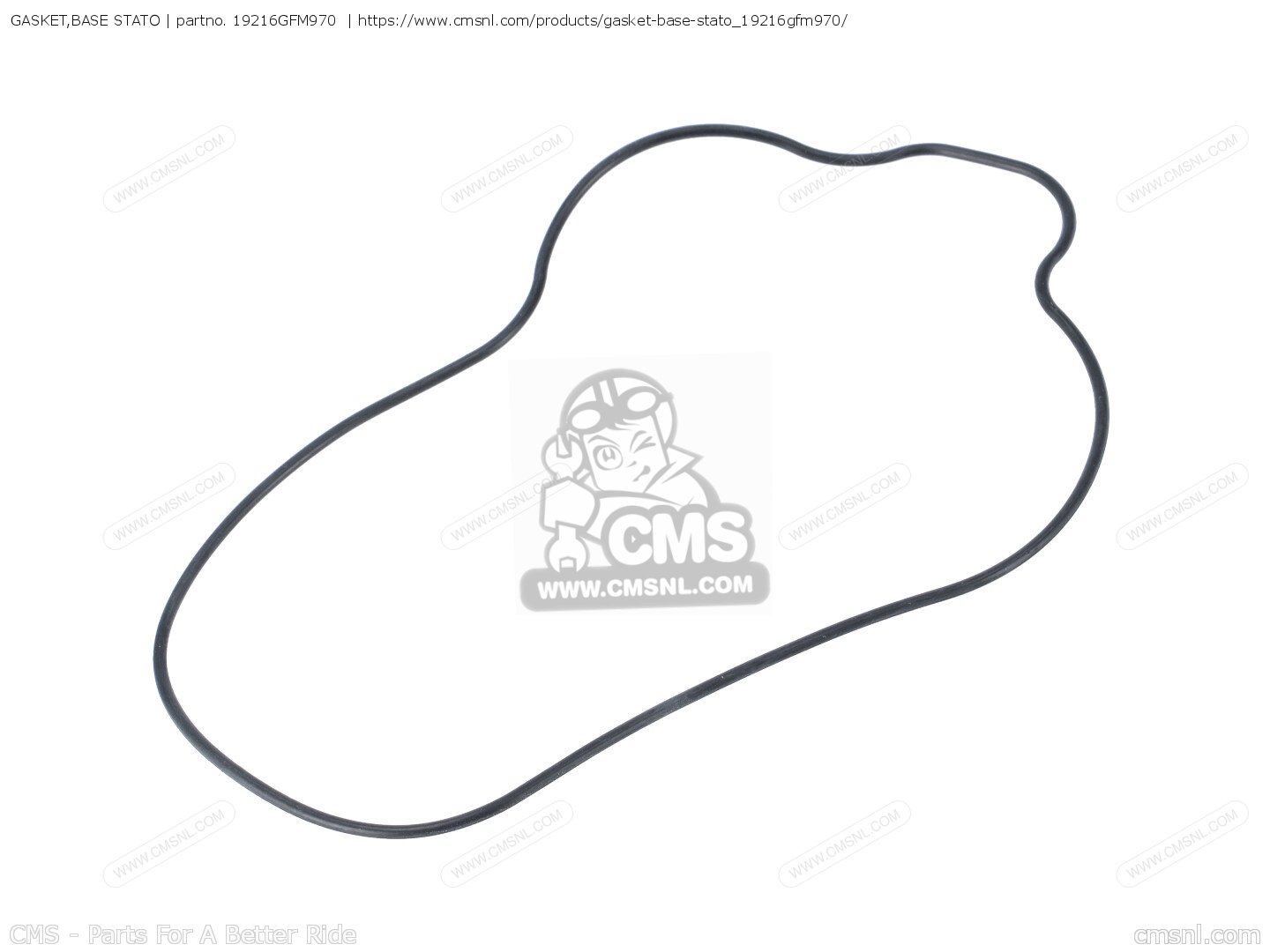 19216GFM970: Gasket,base Stato Honda - buy the 19216-GFM-970 at CMSNL