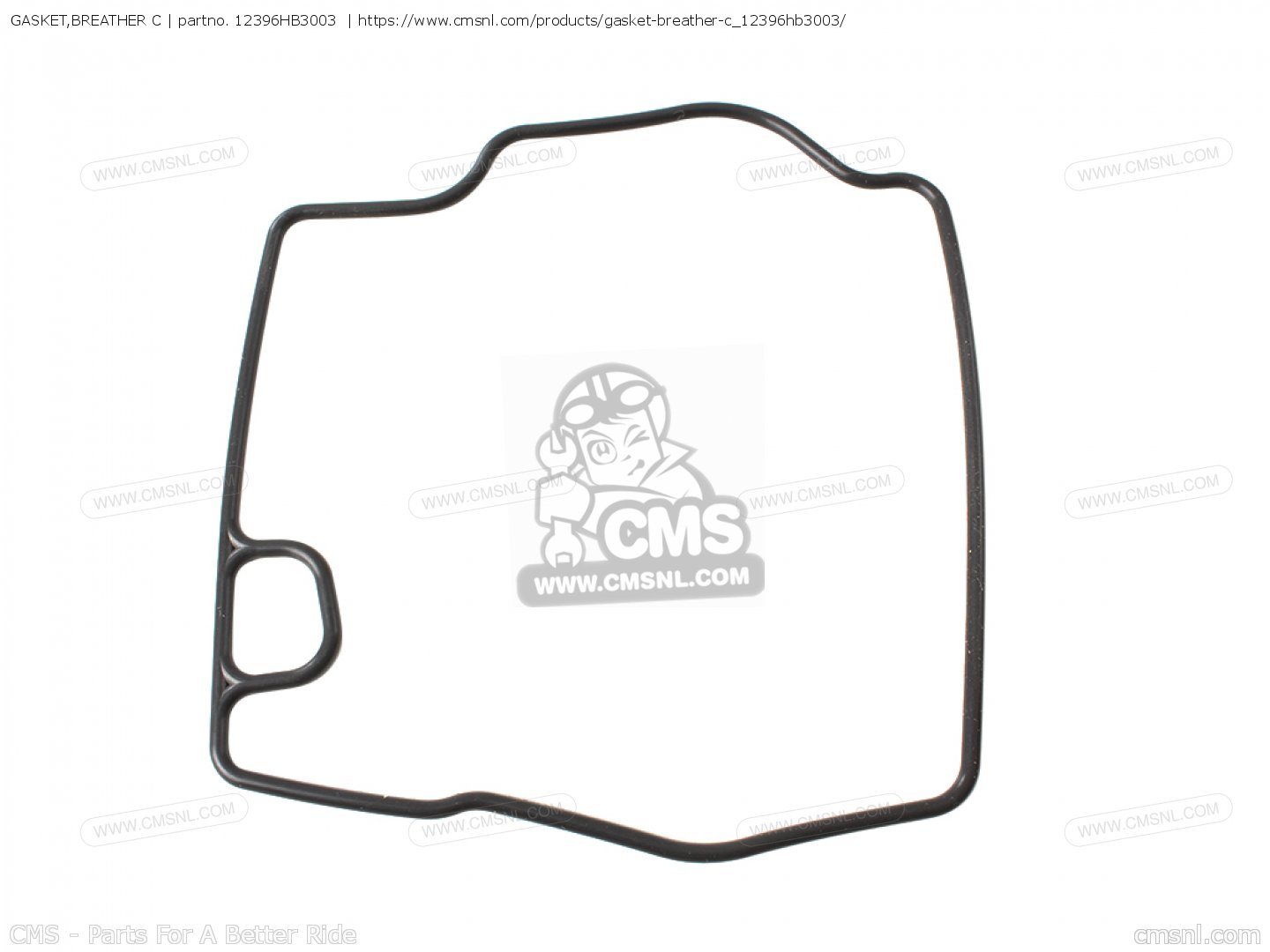 12396HB3003: GASKET,BREATHER C (NAS) Honda - buy the 12396-HB3-003 at CMSNL