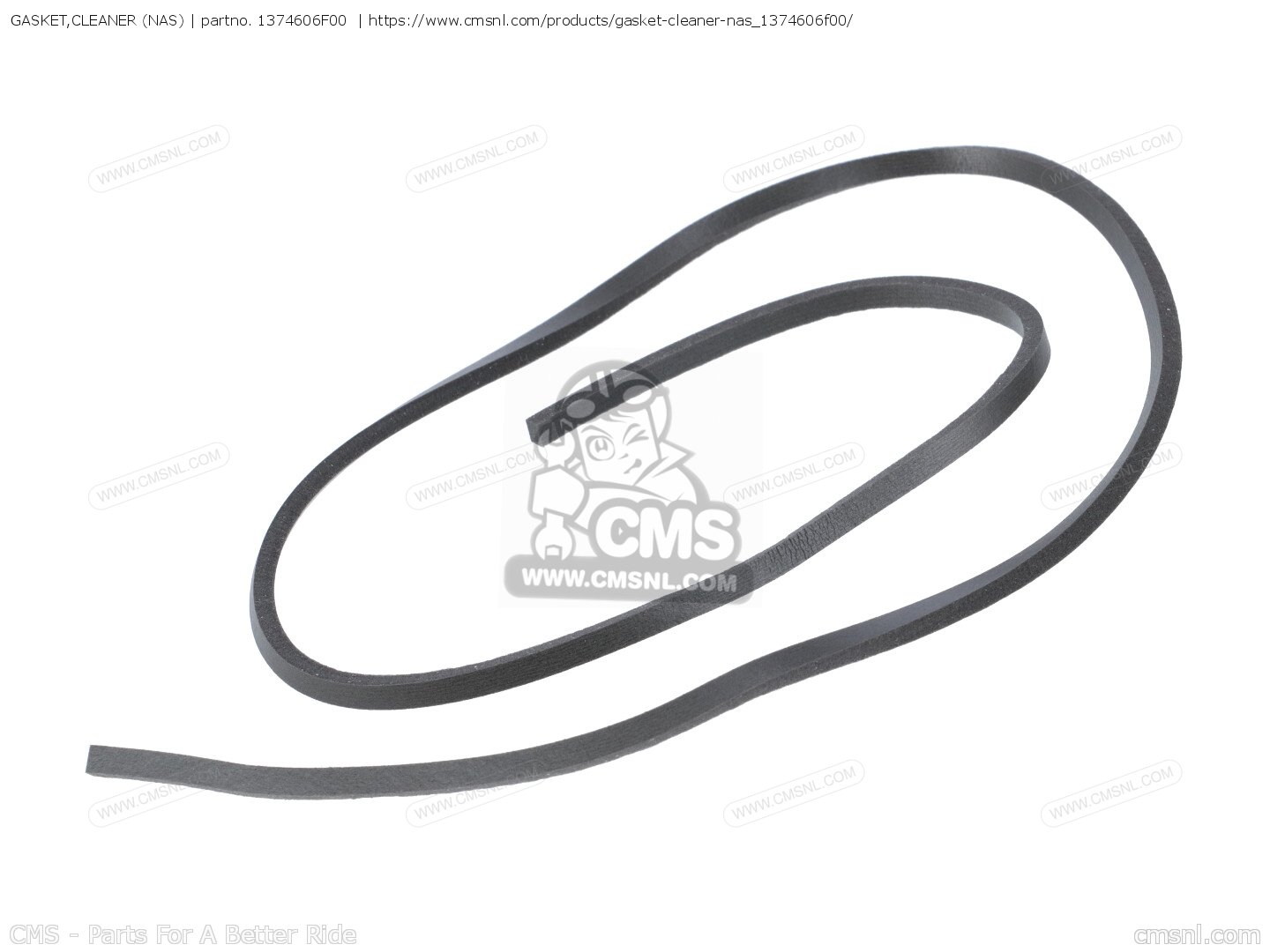 1374606F00: GASKET,CLEANER (NAS) Suzuki - buy the 13746-06F00 at CMSNL