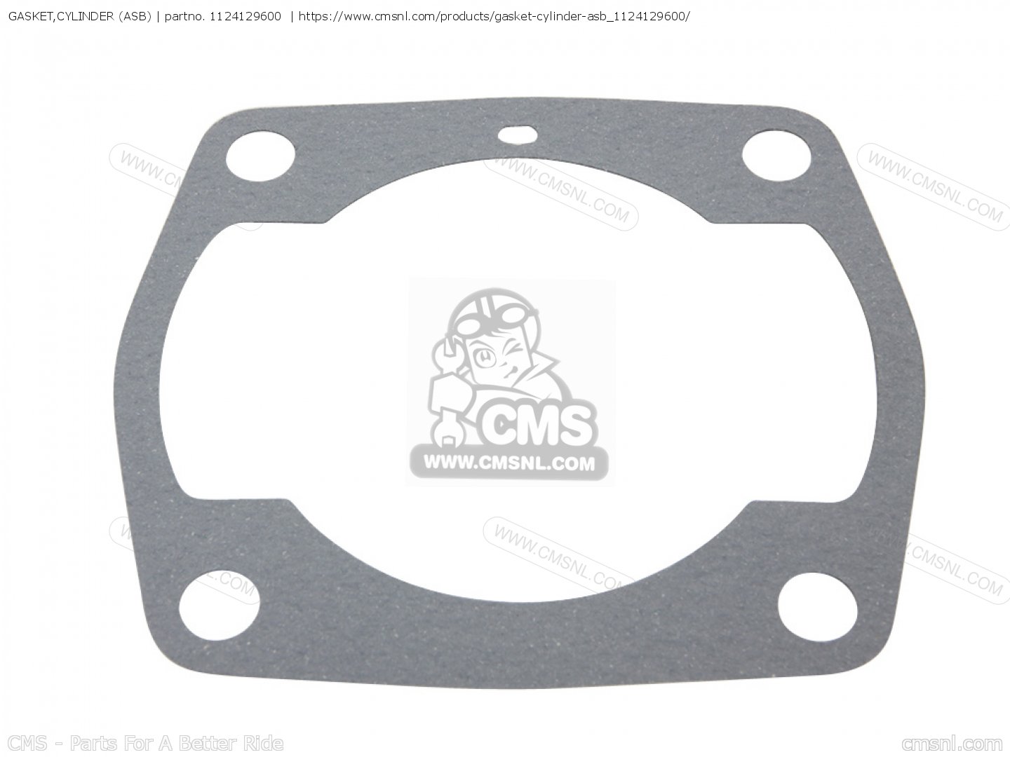 1124129600: GASKET,CYLINDER (ASB) (MCA) Suzuki - buy the 11241-29600 at ...