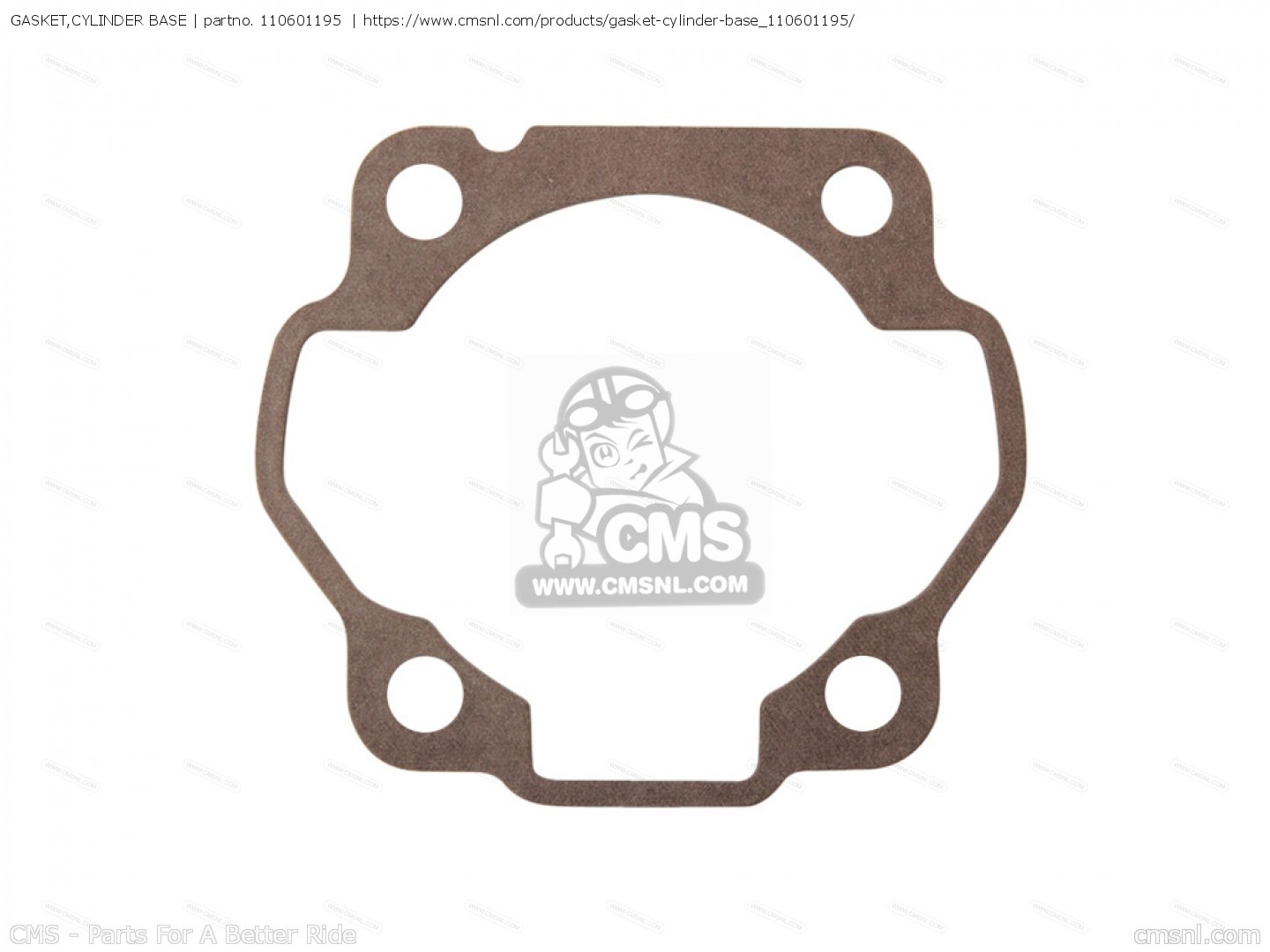 110601195: Gasket,cylinder Base (nas) Kawasaki - buy the 11060-1195 at ...