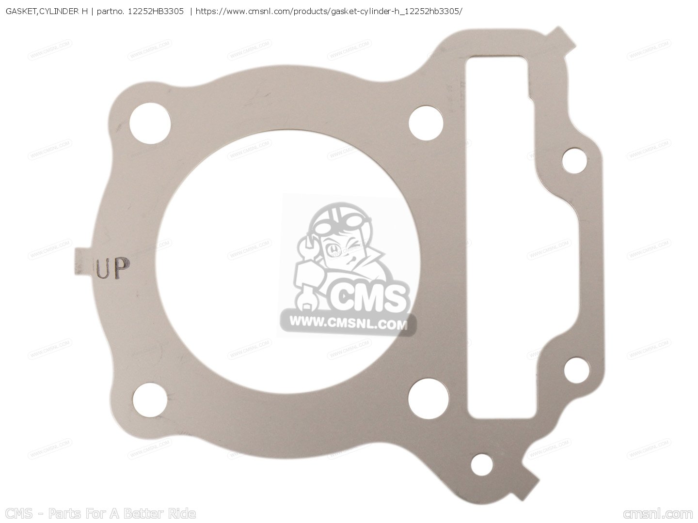 12252HB3305: GASKET,CYLINDER H (NAS) Honda - buy the 12252-HB3-305 at CMSNL