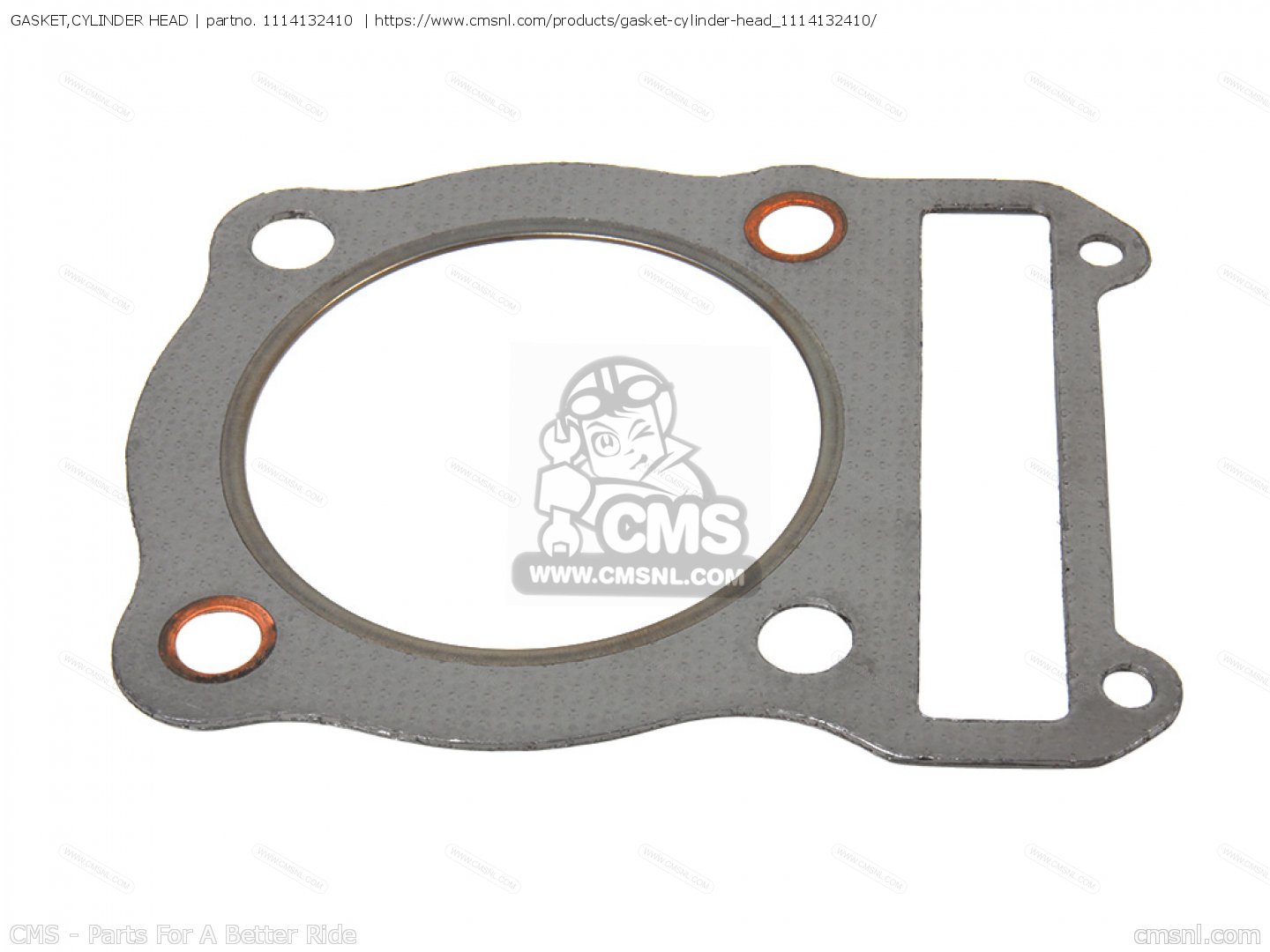 1114132410: GASKET,CYLINDER HEAD (MCA) Suzuki - buy the 11141-32410 at ...