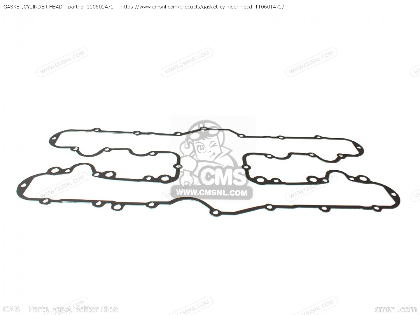110601471: GASKET,CYLINDER HEAD (NAS) Kawasaki - buy the 11060-1471 at ...