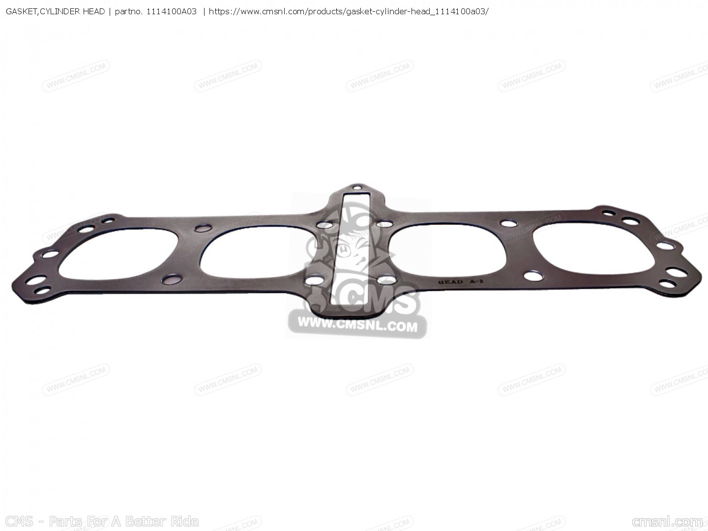 1114100A03: GASKET,CYLINDER HEAD (NAS) Suzuki - buy the 11141-00A03 at ...
