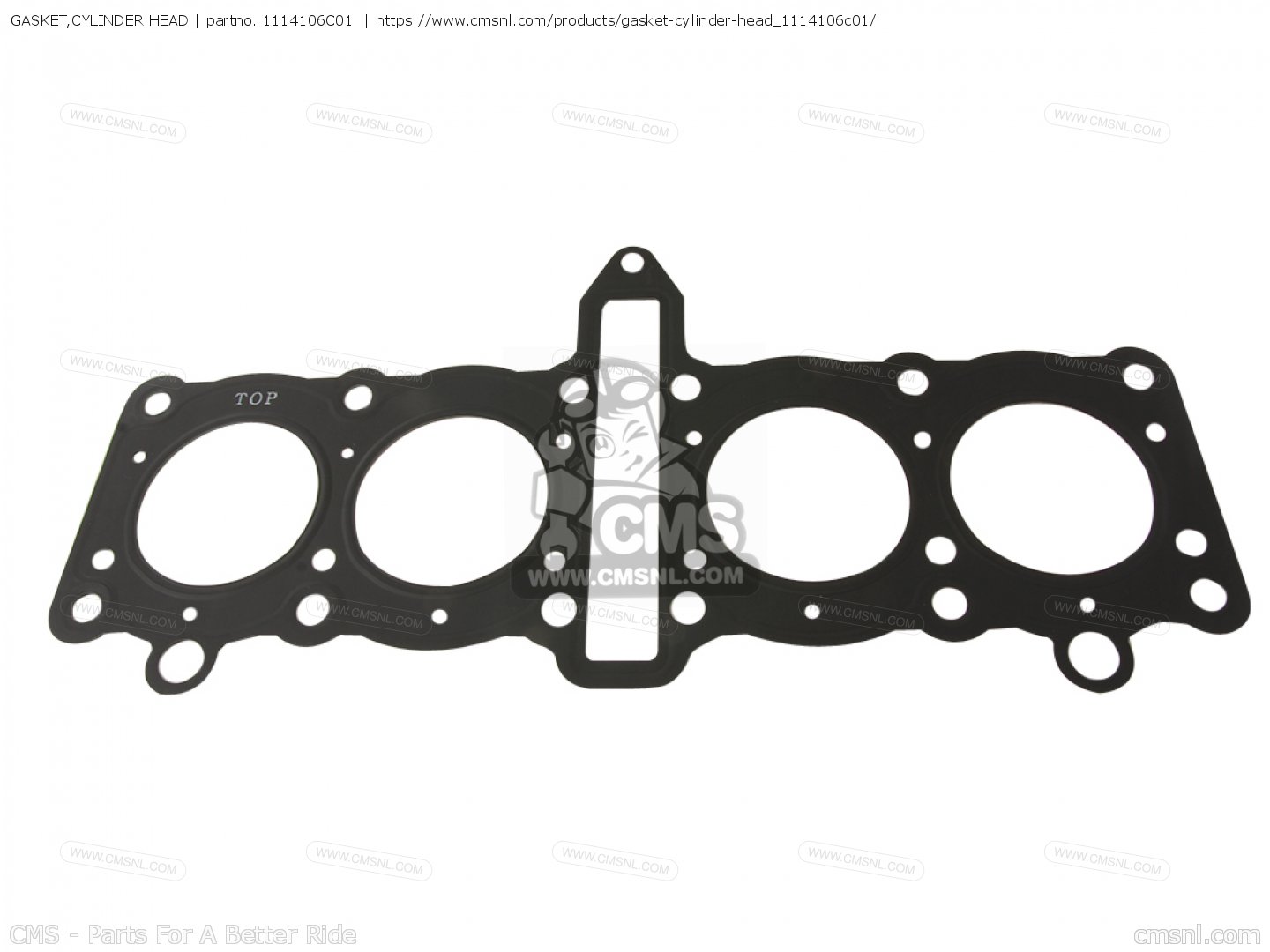 1114106C01: GASKET,CYLINDER HEAD (NAS) Suzuki - buy the 11141-06C01 at ...