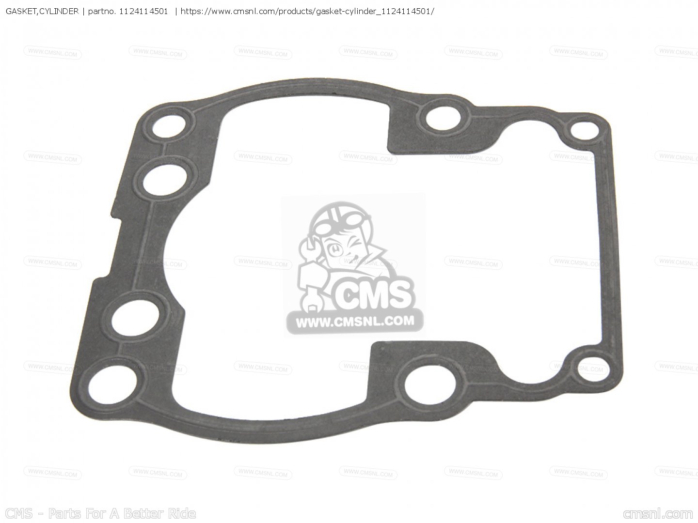 1124114501: GASKET,CYLINDER (MCA) Suzuki - buy the 11241-14501 at CMSNL