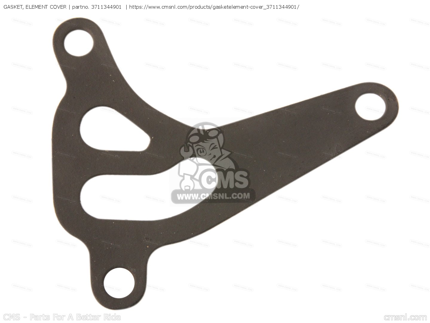 3711344901: Gasket, Element Cover (mca) Yamaha - buy the 371-13449-01 ...