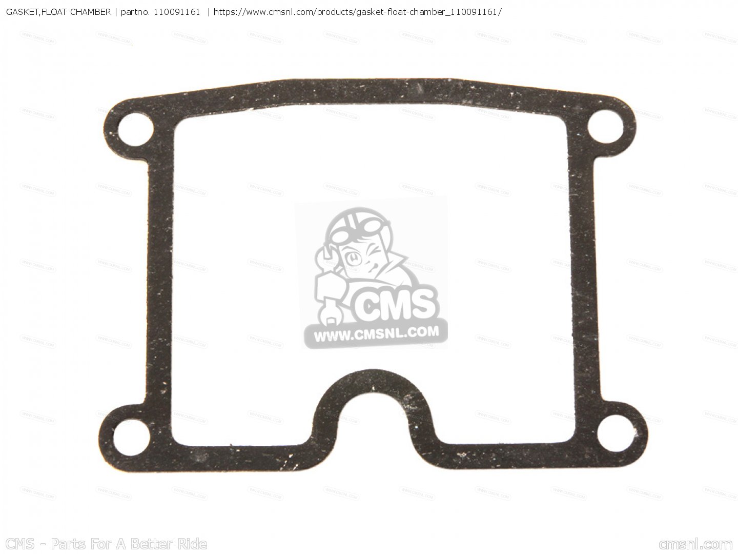 110091161: Gasket,float Chamber (nas) Kawasaki - buy the 11009-1161 at ...