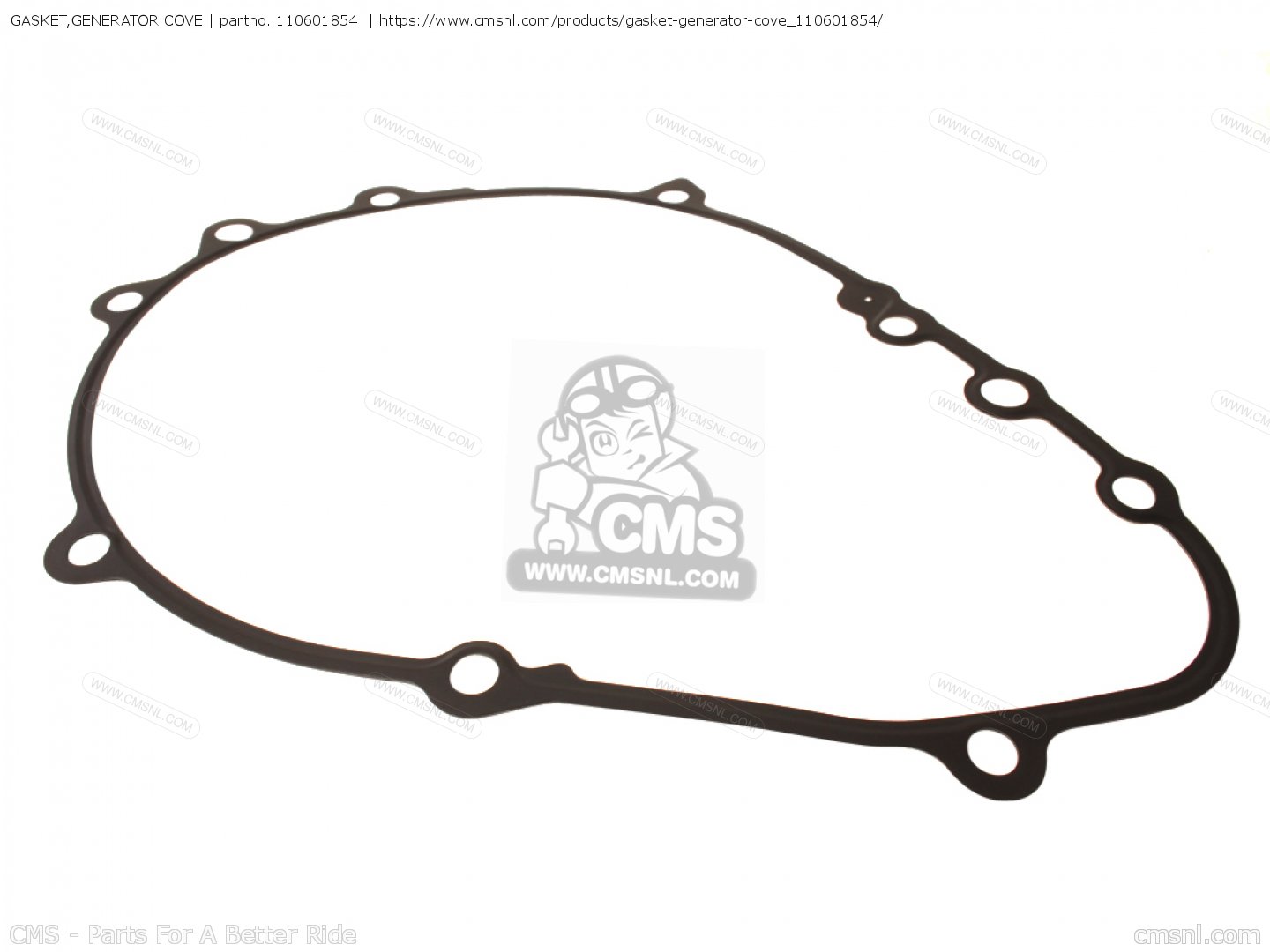 110601854: GASKET,GENERATOR COVE (NAS) Kawasaki - buy the 11060-1854 at ...